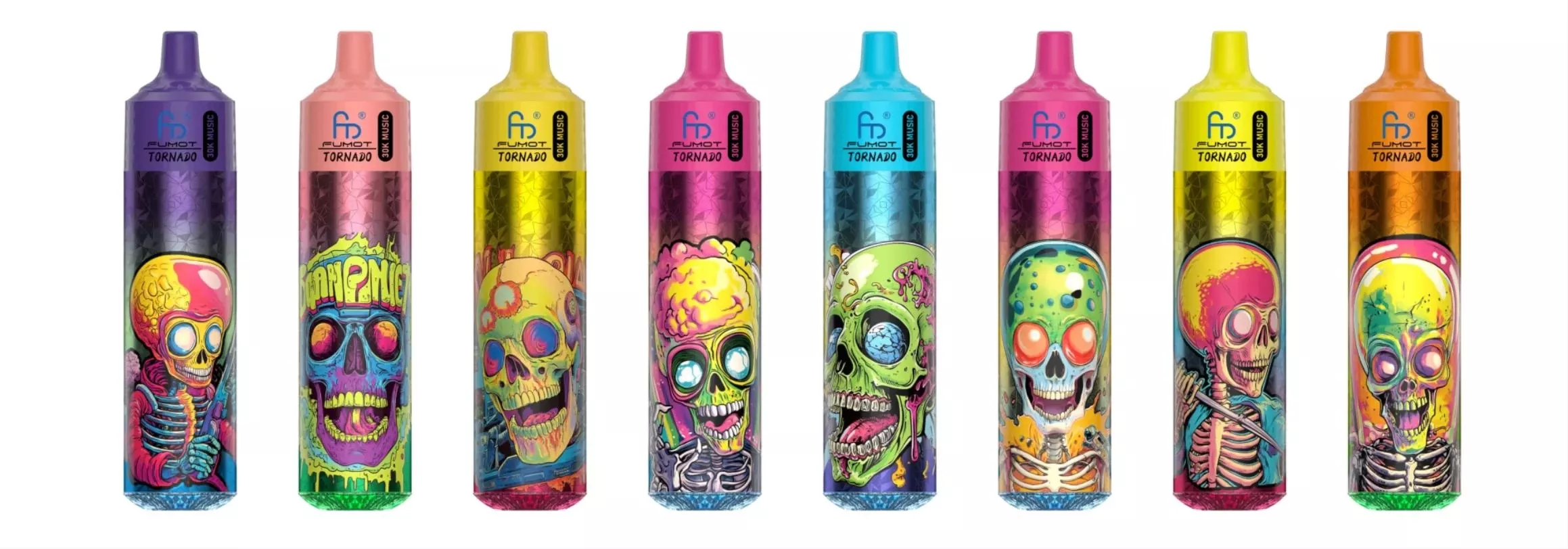 Fumot RandM Tornado 30K Music 30000 Puffs Vape Desechable Venta al por mayor 0/2/3/5% Nicotina ...